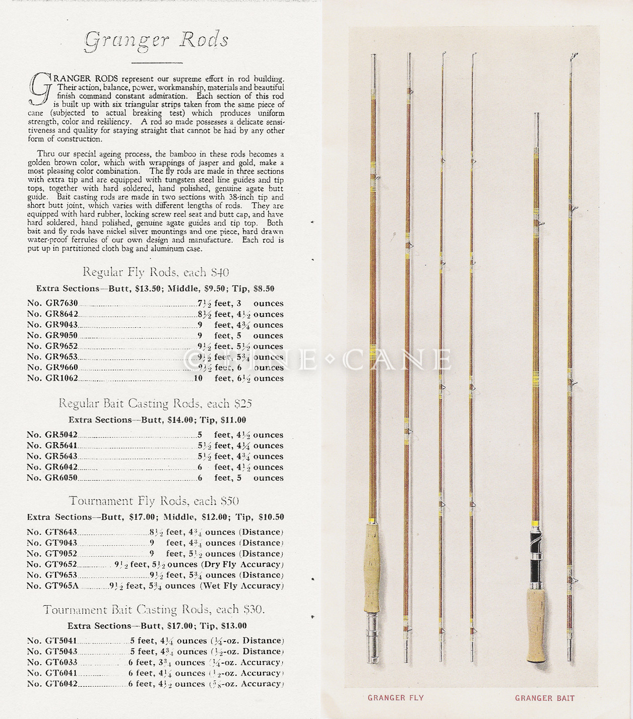 Goodwin Granger - The Granger Rod - Bamboo Fly Rods - Finecane